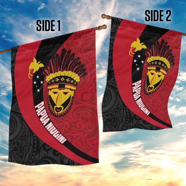 Papua New Guinea Mask Festival Garden Flag Papua Niugini Tribe Mask ...