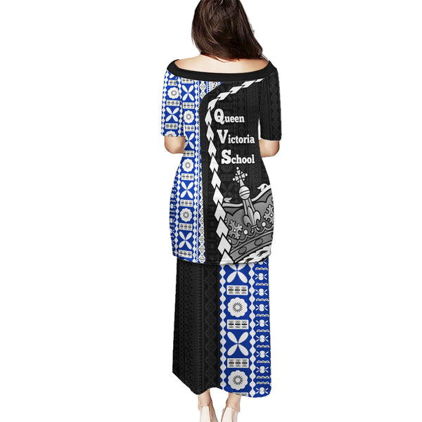 Fiji Queen Victoria School Puletasi Tapa and Polynesian Tribal Pattern ...