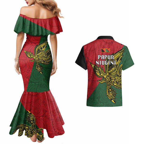 Papua New Guinea East Sepik Province Couples Matching Mermaid Dress and ...