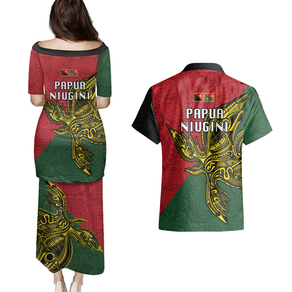 Papua New Guinea East Sepik Province Couples Matching Puletasi Dress ...