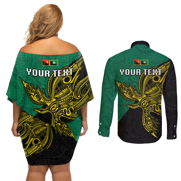 Custom Papua New Guinea Enga Province Couples Matching Off Shoulder ...