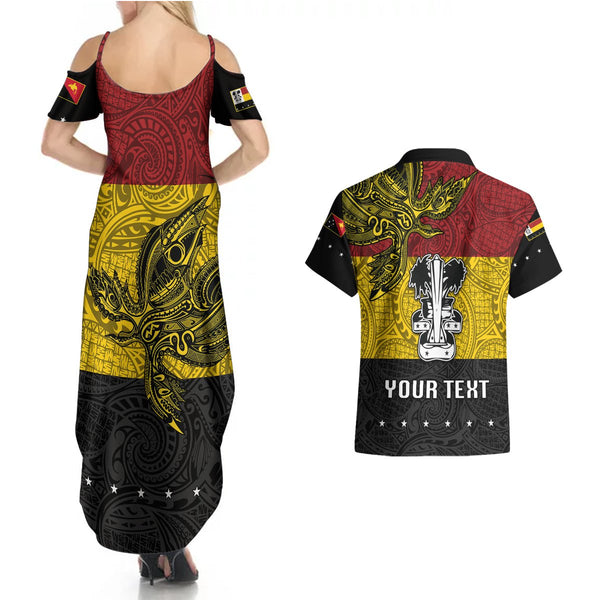Custom Papua New Guinea Madang Province Couples Matching Summer Maxi ...