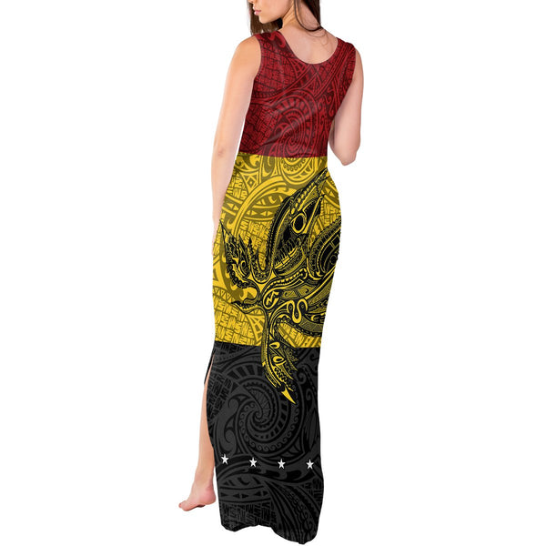 Custom Papua New Guinea Madang Province Tank Maxi Dress PNG Birds Of ...