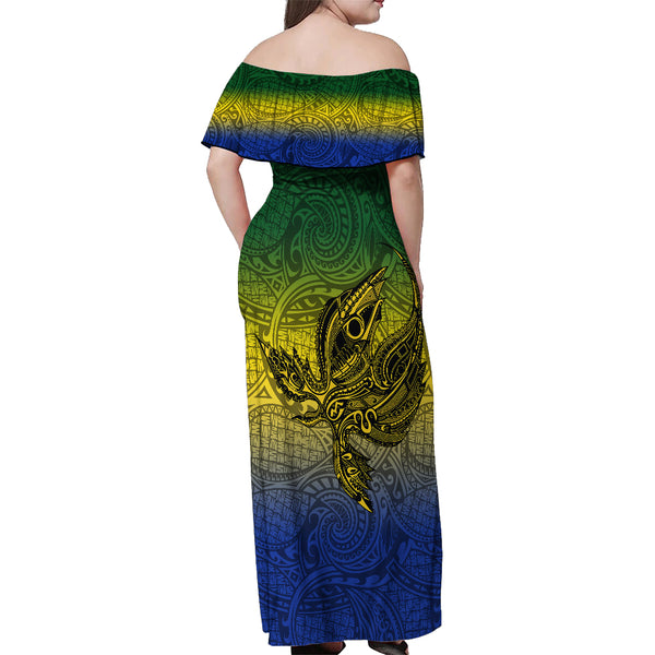 Papua New Guinea Morobe Province Off Shoulder Maxi Dress PNG Birds Of ...