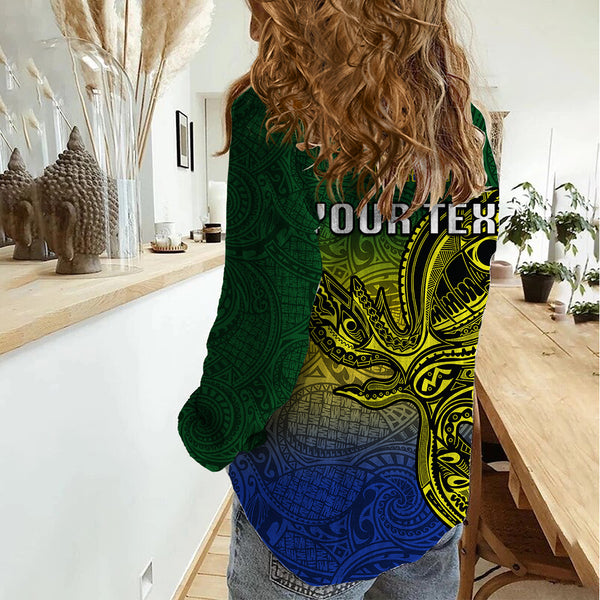 Custom Papua New Guinea Morobe Province Women Casual Shirt PNG Birds Of ...
