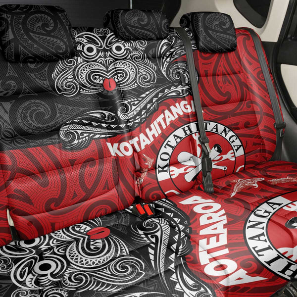 Maori Kotahitanga Back Car Seat Cover Aotearoa Spirit with Maori Mask ...
