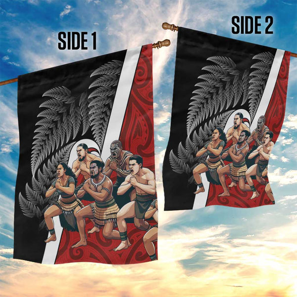 New Zealand Te Matatini Garden Flag Kapa Haka and Silver Fern - Maori ...