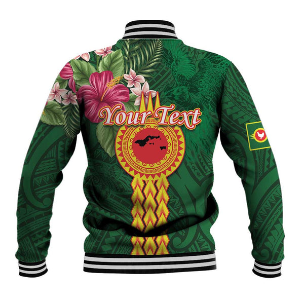 Personalised Manuʻa Islands Baseball Jacket Polynesian Style with ...