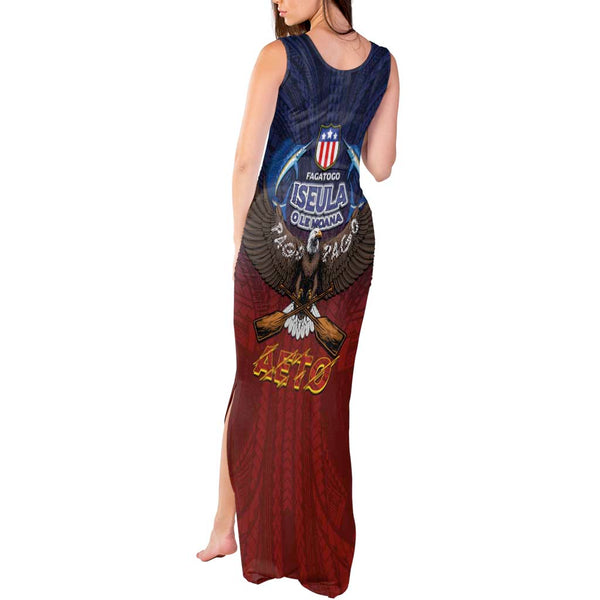 American Samoa Fautasi Tank Maxi Dress Pago Pago Aeto and Iseula o le ...