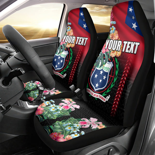 Personalised Samoa Indenpendence Day Car Seat Cover Tropical Samoan ...