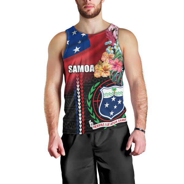 Personalised Samoa Indenpendence Day Men Tank Top Tropical Samoan Coat ...