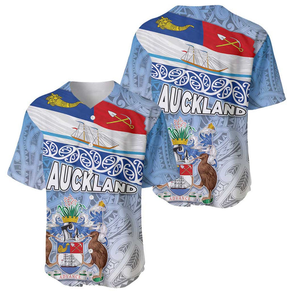 New Zealand Auckland Baseball Jersey Auckland's Flag and Coat of Arms ...