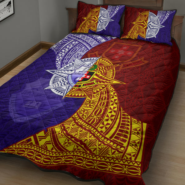 Kolisi Tonga Atele and Tupou College Toloa Quilt Bed Set Ngatu and ...