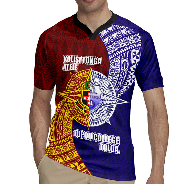 Kolisi Tonga Atele and Tupou College Toloa Rugby Jersey Ngatu and ...