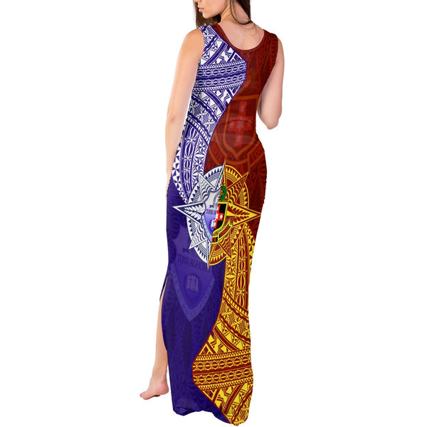 Kolisi Tonga Atele and Tupou College Toloa Tank Maxi Dress Ngatu and ...