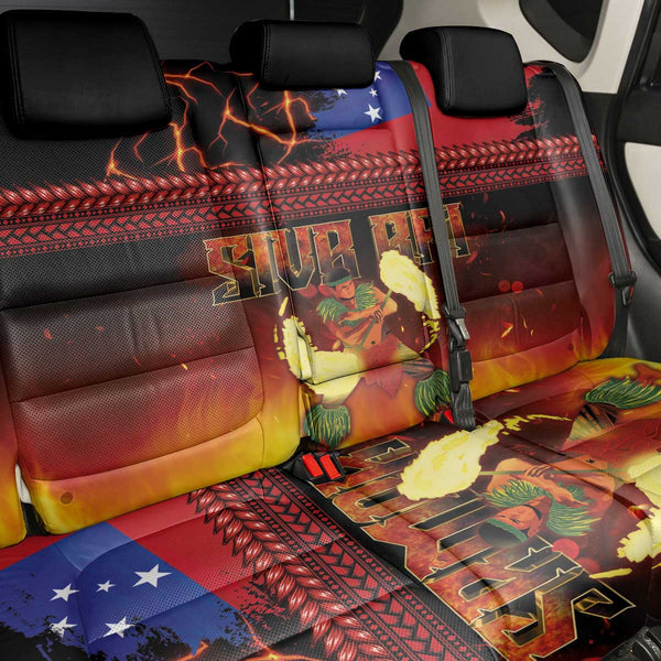 Samoan Siva Afi Back Car Seat Cover Tribal Performers of Samoan Fire ...