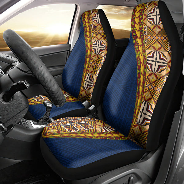 Samoan Siapo Car Seat Cover Tatau Pattern Half Style LT03