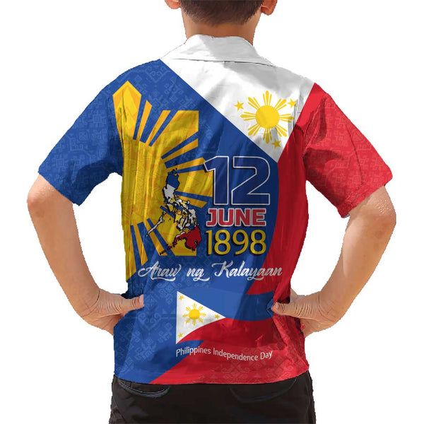 Philippines Independence Day Kid Hawaiian Shirt Araw ng Kalayaan ...