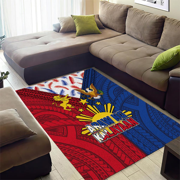 Philippines Independence Day 126th Anniversary Area Rug Polynesian ...