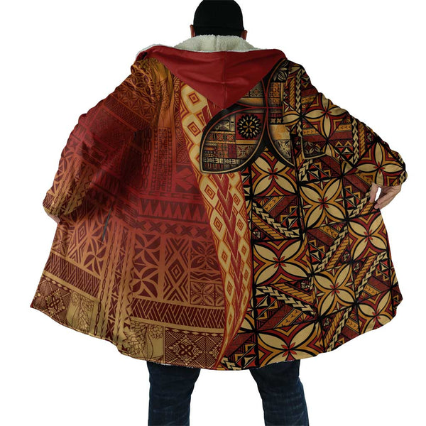 Samoan Pacific Tribal Flower Geometric Art Tattoos Cloak Siapo Pattern ...