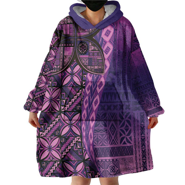 Samoan Pacific Tribal Flower Geometric Art Tattoos Wearable Blanket ...