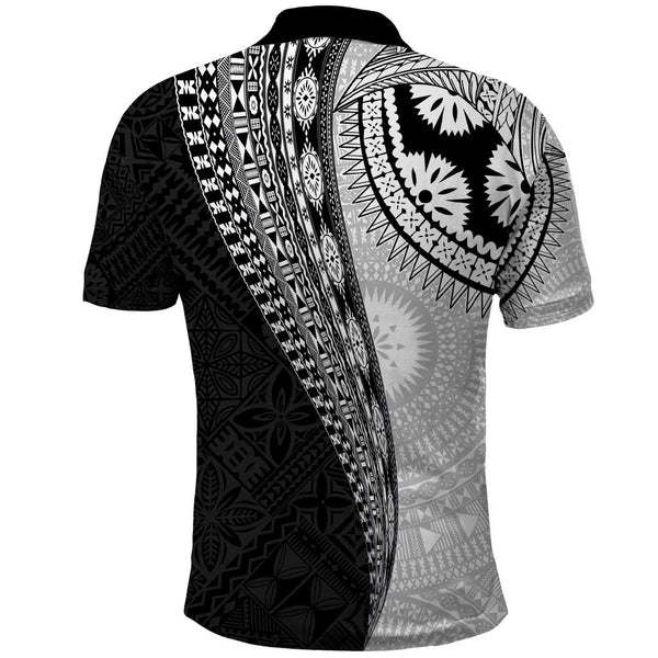 Fijian Masi Tattoos Polo Shirt with Tapa Tribal Pattern LT03