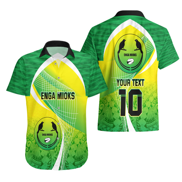 Custom Enga Mioks Rugby Hawaiian Shirt Papua New Guinea Polynesian ...