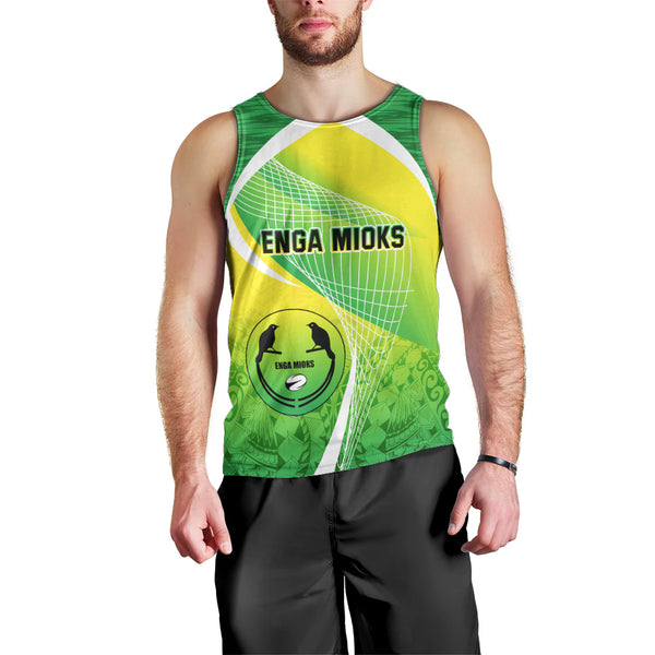 Custom Enga Mioks Rugby Men Tank Top Papua New Guinea Polynesian Tattoo ...