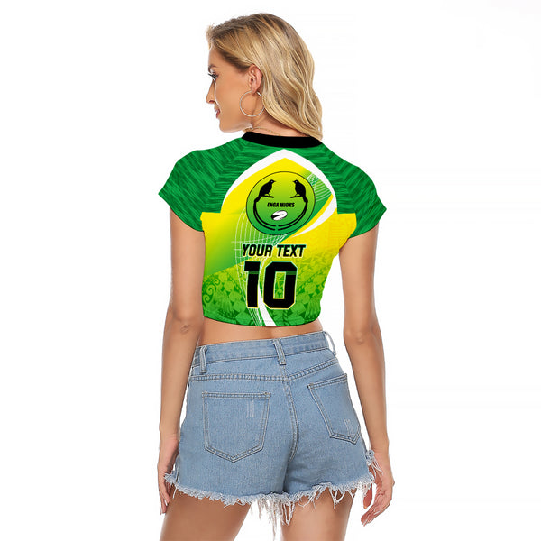 Custom Enga Mioks Rugby Raglan Cropped T Shirt Papua New Guinea ...