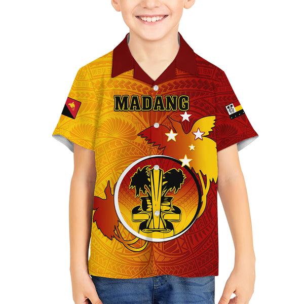 Personalized Papua New Guinea Madang Province Kid Hawaiian Shirt Mix ...