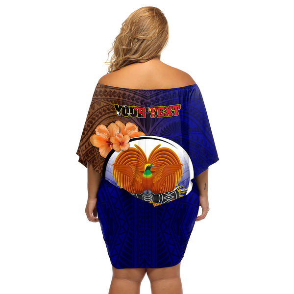 Personalized Papua New Guinea Manus Province Off Shoulder Short Dress ...