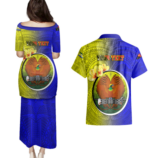 Personalized Papua New Guinea Morobe Province Couples Matching Puletasi ...