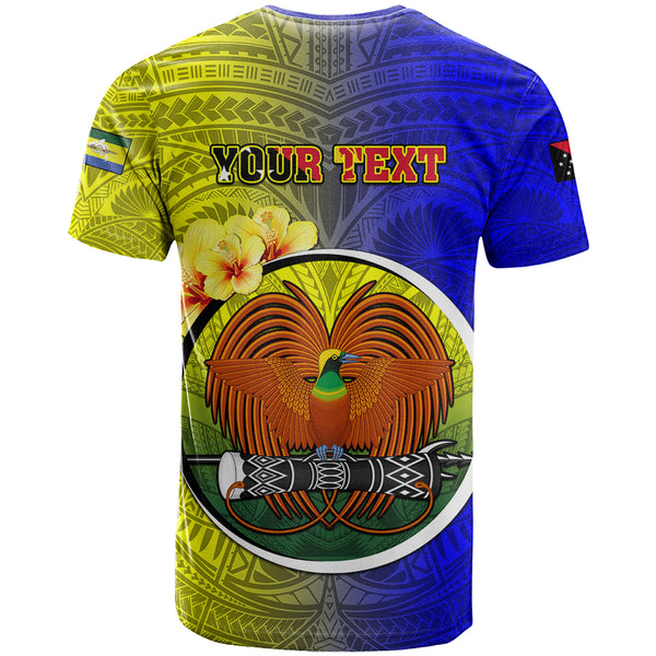 Personalized Papua New Guinea Morobe Province T Shirt Mix Coat Of Arms ...
