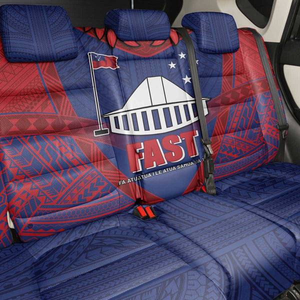FAST Party Samoa Back Car Seat Cover Samoan Coat Of Arms Ulafala Style LT05