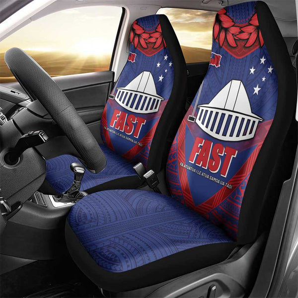 FAST Party Samoa Car Seat Cover Samoan Coat Of Arms Ulafala Style LT05