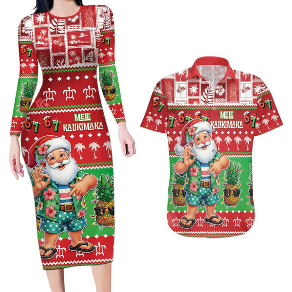 Home / Products / Mele Kalikimaka Hawaii Christmas Couples Matching ...