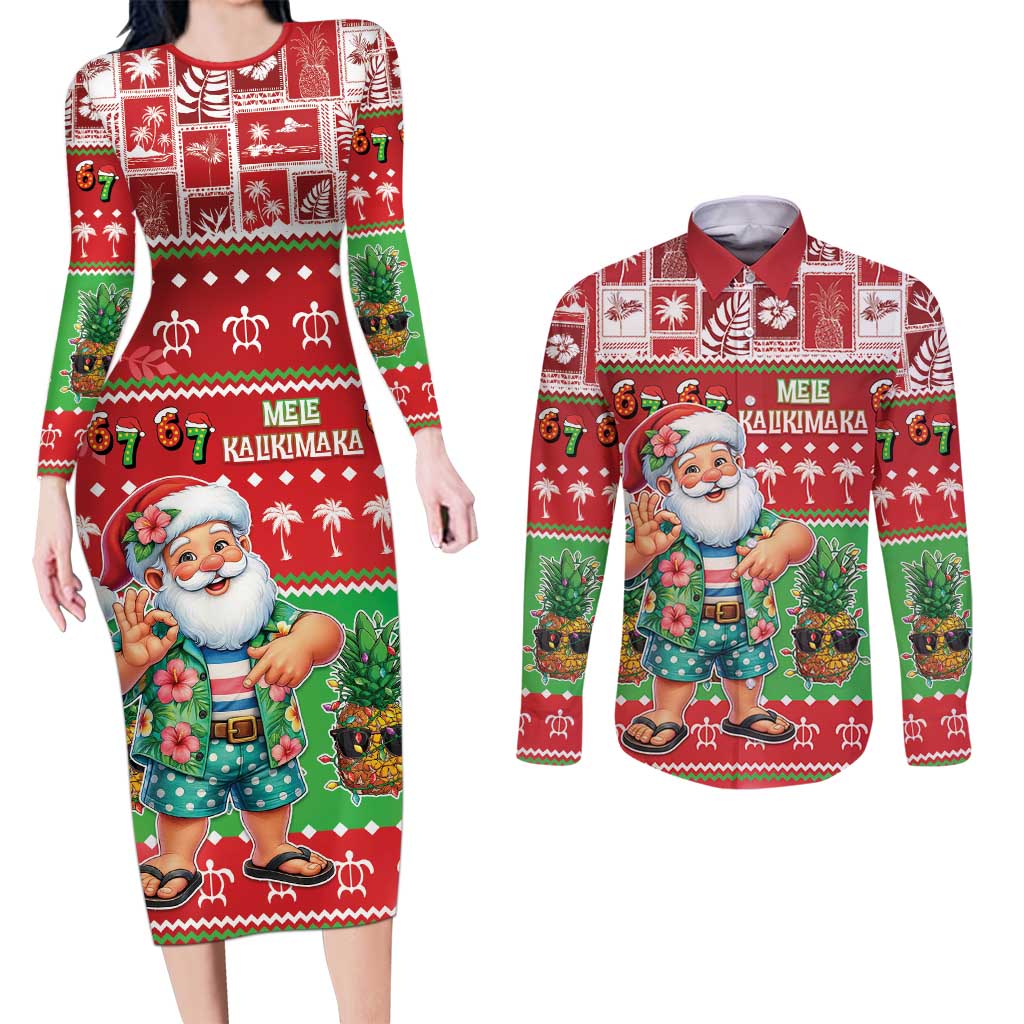 Home / Products / Mele Kalikimaka Hawaii Christmas Couples Matching ...