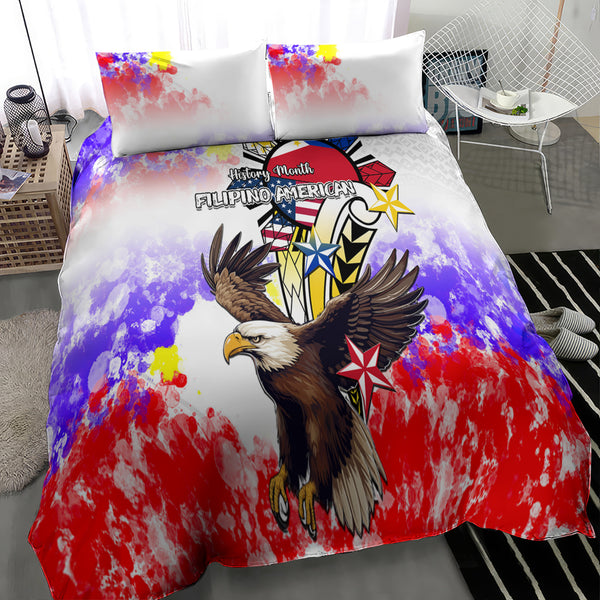Filipino American History Month Bedding Set The Eight-Rayed Sun Flags ...