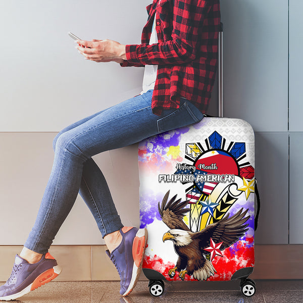 Filipino American History Month Luggage Cover The Eight-Rayed Sun Flags ...