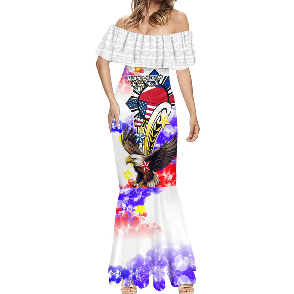 Filipino American History Month Mermaid Dress The Eight-Rayed Sun Flags ...