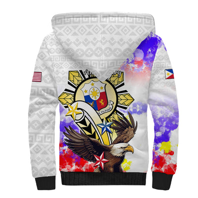 Filipino American History Month Sherpa Hoodie The Eight-Rayed Sun Flags ...