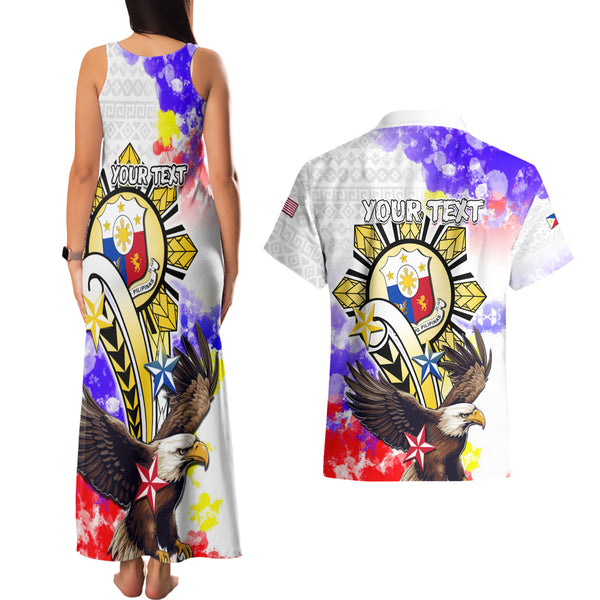 Personalized Filipino American History Month Couples Matching Tank Maxi ...