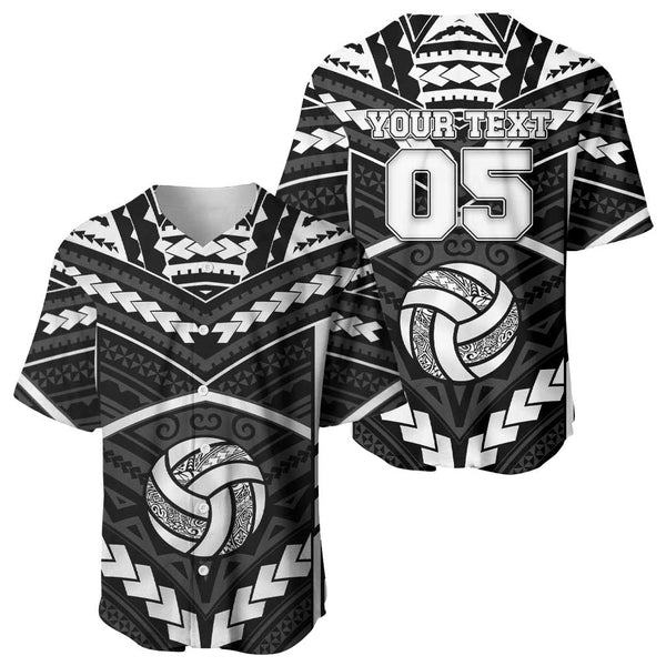 Custom Polynesia Beach Volleyball Baseball Jersey Polynesian Tribal ...
