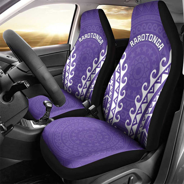 Cook Islands Rarotonga Car Seat Cover Polynesian Tribal Tattoo LT05