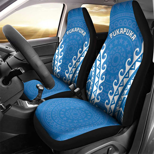 Cook Islands Pukapuka Car Seat Cover Polynesian Tribal Tattoo LT05