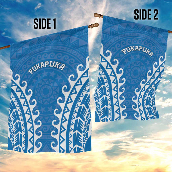 Cook Islands Pukapuka Garden Flag Polynesian Tribal Tattoo LT05