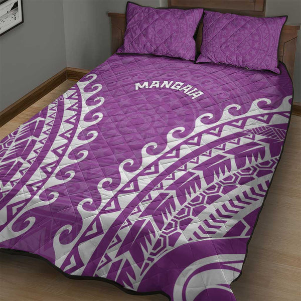 Cook Islands Mangaia Quilt Bed Set Polynesian Tribal Tattoo LT05