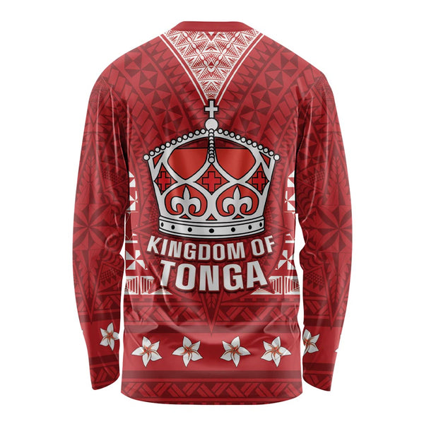 Tonga King Tupou VI Day Long Sleeve Shirt Traditional Tongan Kupesi ...