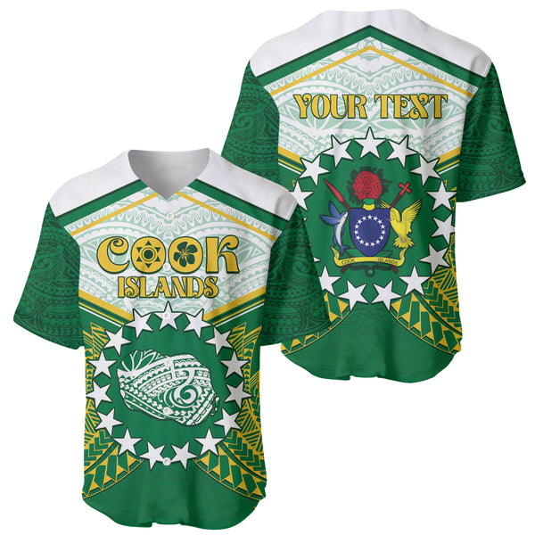 Personalised Cook Islands Ra o te Ui Ariki Baseball Jersey Polynesian ...