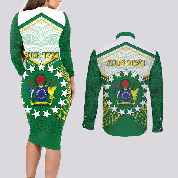Personalised Cook Islands Ra o te Ui Ariki Couples Matching Long Sleeve ...